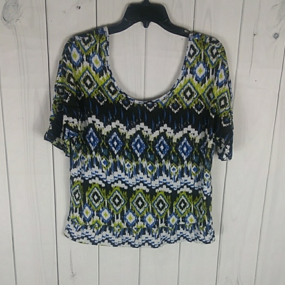 Rebellious One | Tops | Rebellious One Aztec Print Crop Top Extra Large ...